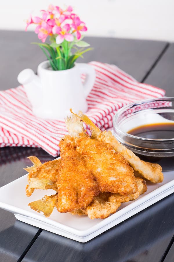 Fried tempura fish stock photo. Image of japan, fish - 74673726