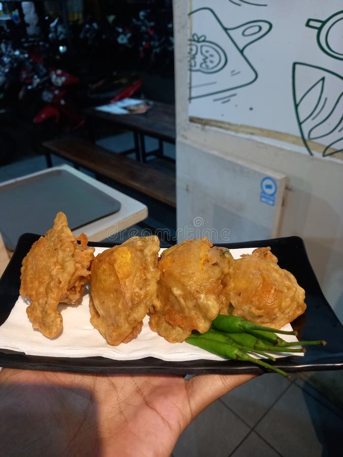 Fried Tofu is a Favorite Snack of the People of Indonesia Stock Image ...