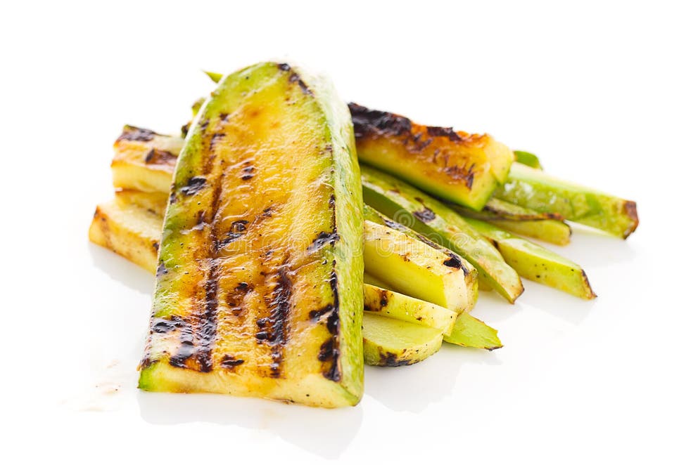 Fried vegetable marrow stock photo. Image of isolated - 51976938