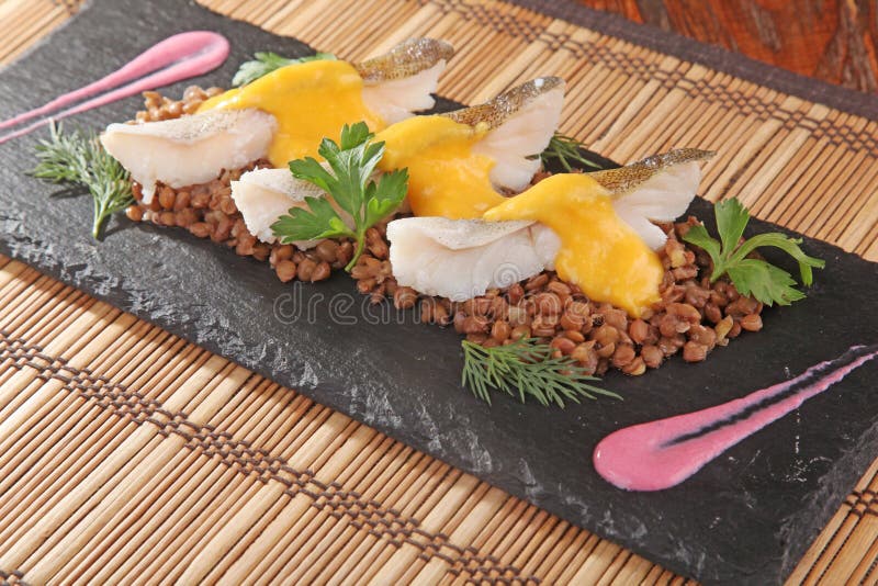 Fried walleye on a plate stock image. Image of catfish - 71304903