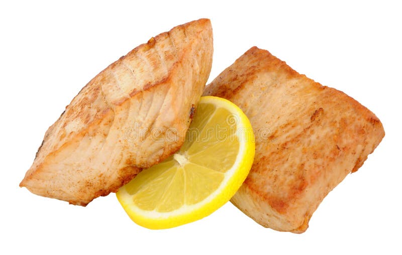 Fried Yellow Fin Tuna Steaks Photo stock - Image du nourriture, fruits ...