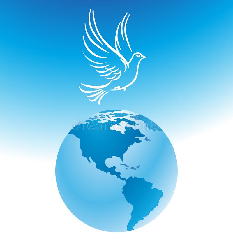 Friedenstaube vektor abbildung. Illustration von taube - 12007294