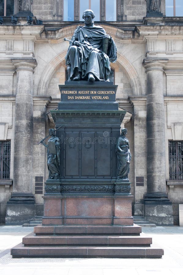 Friedrich August stock image. Image of sculpture, building - 50565655