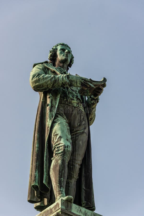 Friedrich Schiller Monument in Vienna Stock Image - Image of memorial ...