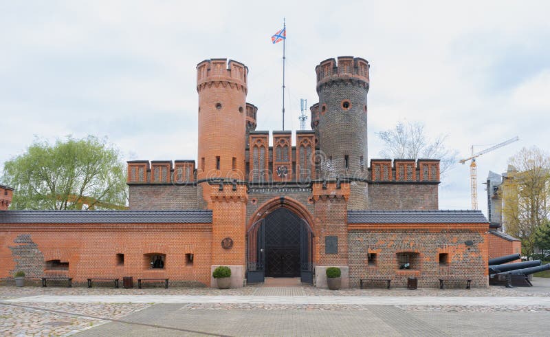Friedrichsburg gate stock image. Image of defensive - 324770277