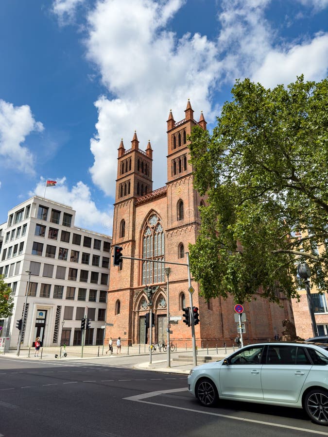 Friedrichswerder Church, Built in 1831 in Berlin, Germany Editorial ...