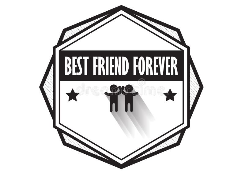 Friend Logo Badge Design Vector, Hipster Vintage Style Stock Vector ...