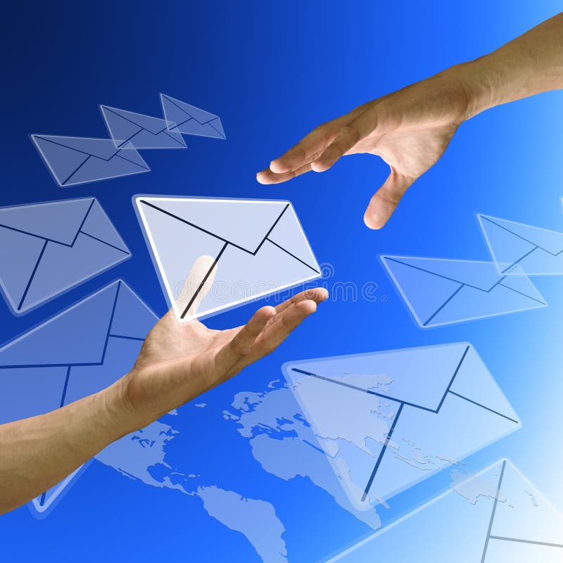 Send email stock image. Image of mail, internet, network - 19806979