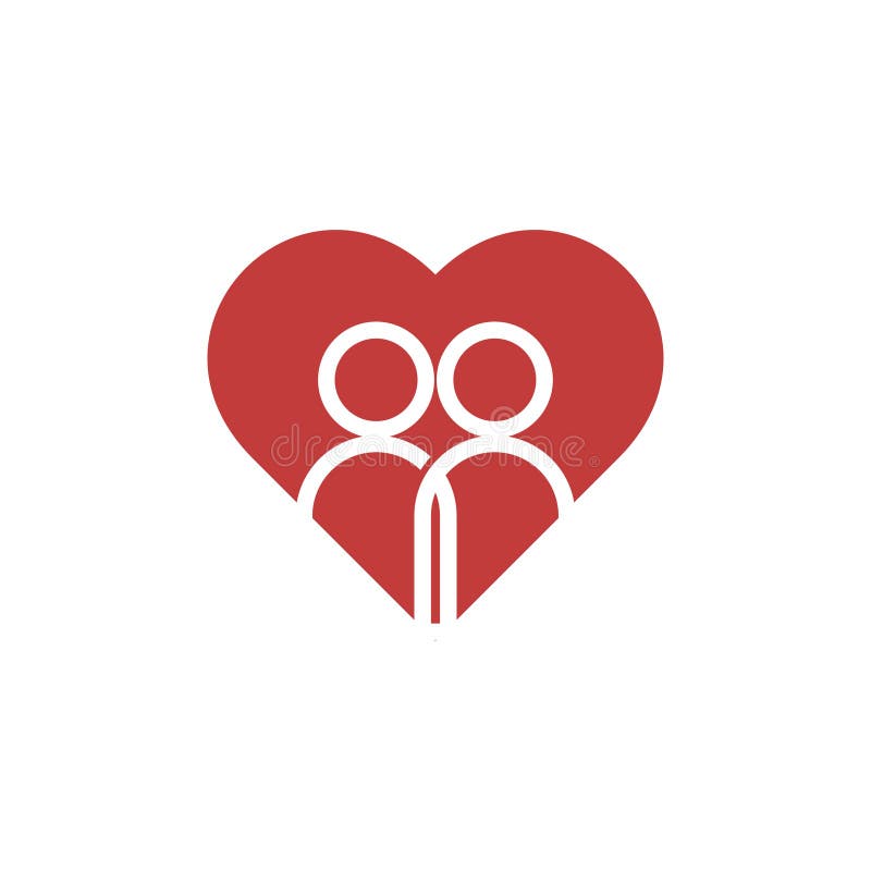 Friend Vector Icon Logo Design Template Illustration Stock Vector ...