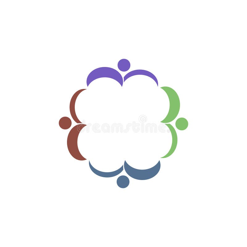 Friend Vector Icon Logo Design Template Illustration Stock Vector ...