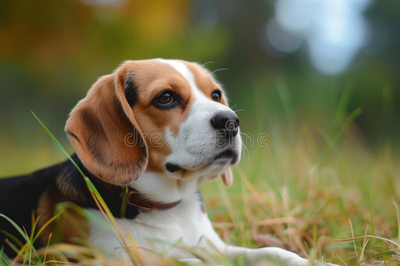 Friendly Beagle Dog. Generate Ai Stock Image - Image of terrier, puppy ...