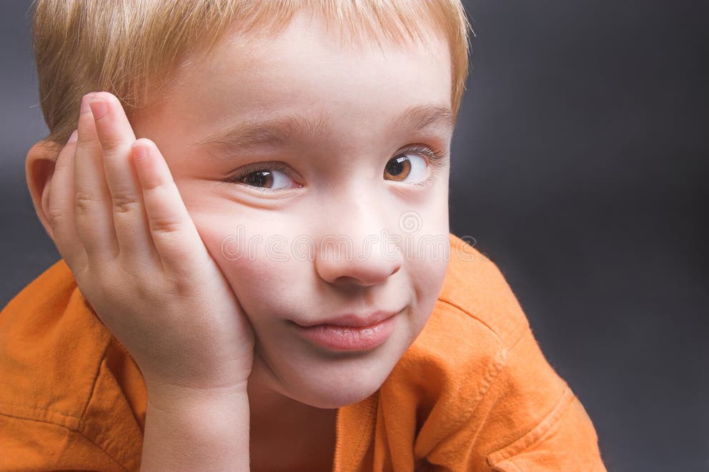 Friendly Boy stock image. Image of black, friendly, young - 6903017