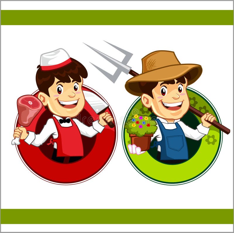 Friendly boy mascot mascot stock vector. Illustration of field - 157946635