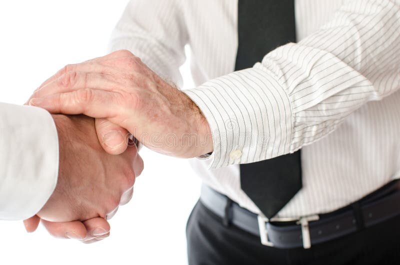 Friendly Business Handshake Stock Image - Image of male, suit: 46118485