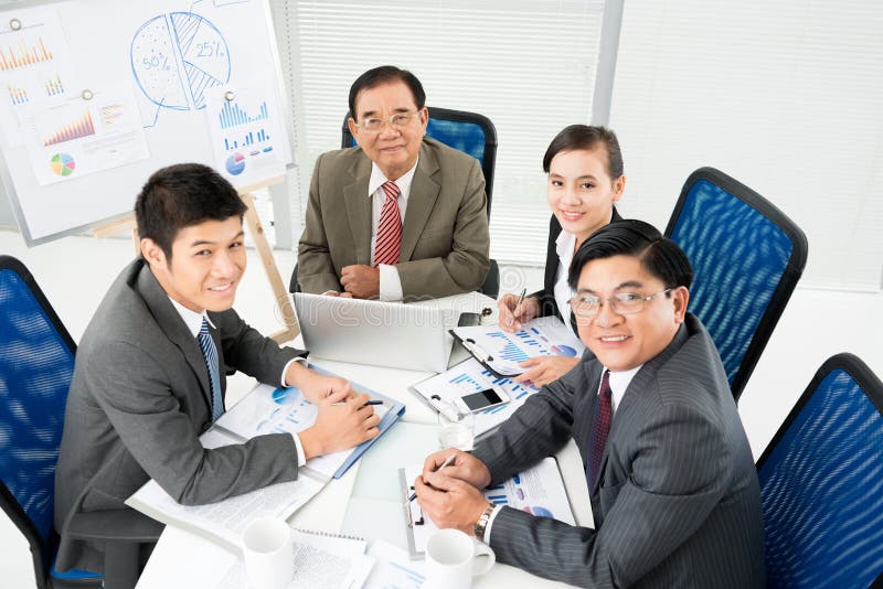 Friendly business team stock image. Image of organization - 29080185