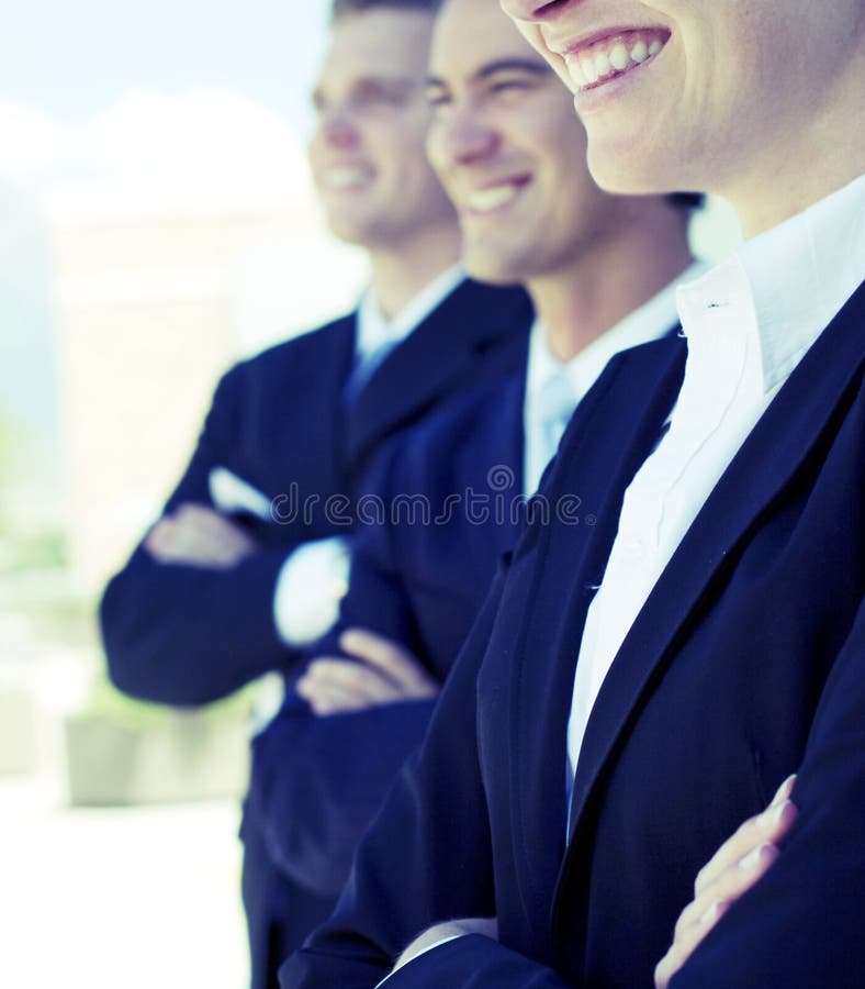 Friendly business team stock image. Image of goals, businessman - 4033391