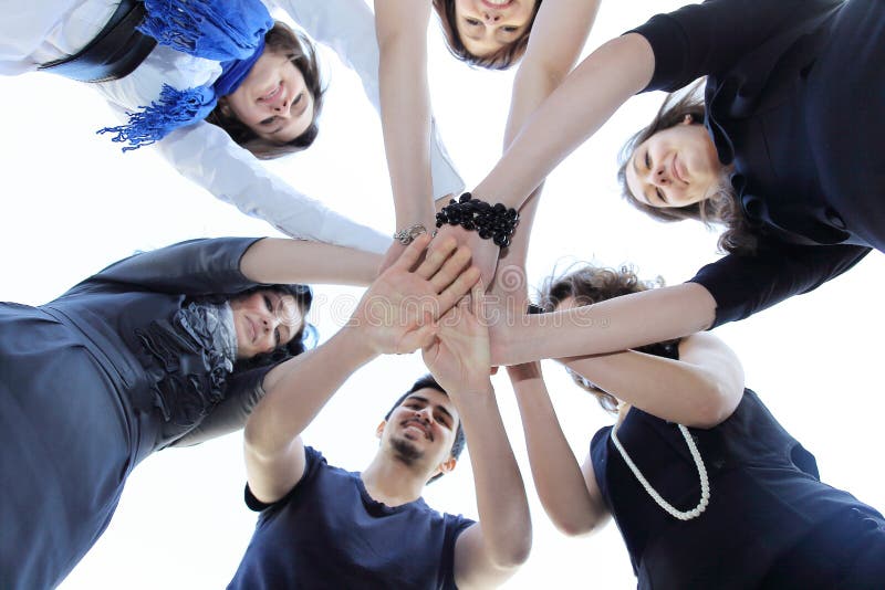 Friendly Business Team .the Concept of Teamwork Stock Image - Image of ...