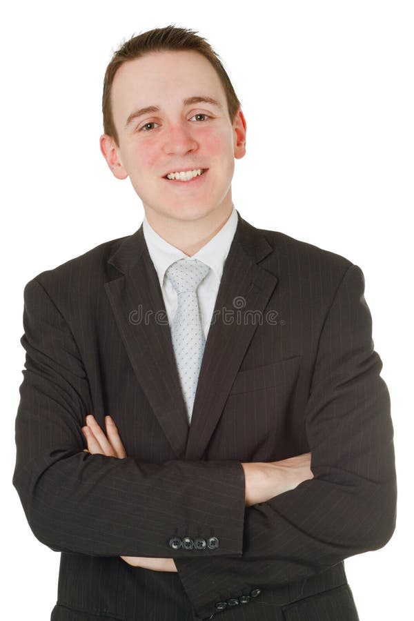Friendly businessman stock photo. Image of satisfaction - 17893590