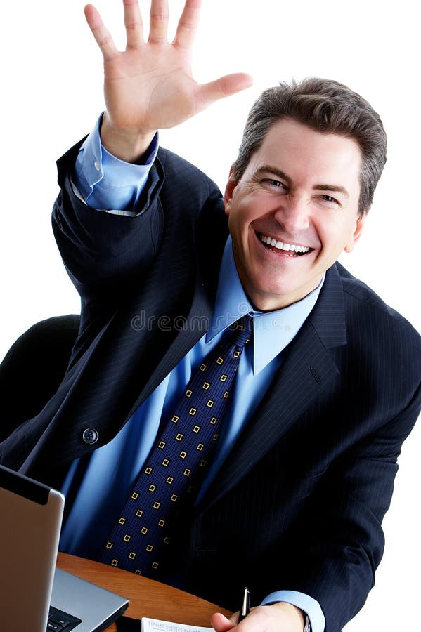 Friendly businessman stock photo. Image of male, meet - 4342912