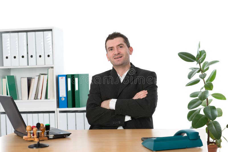 Friendly businessman stock image. Image of smart, looking - 36822055