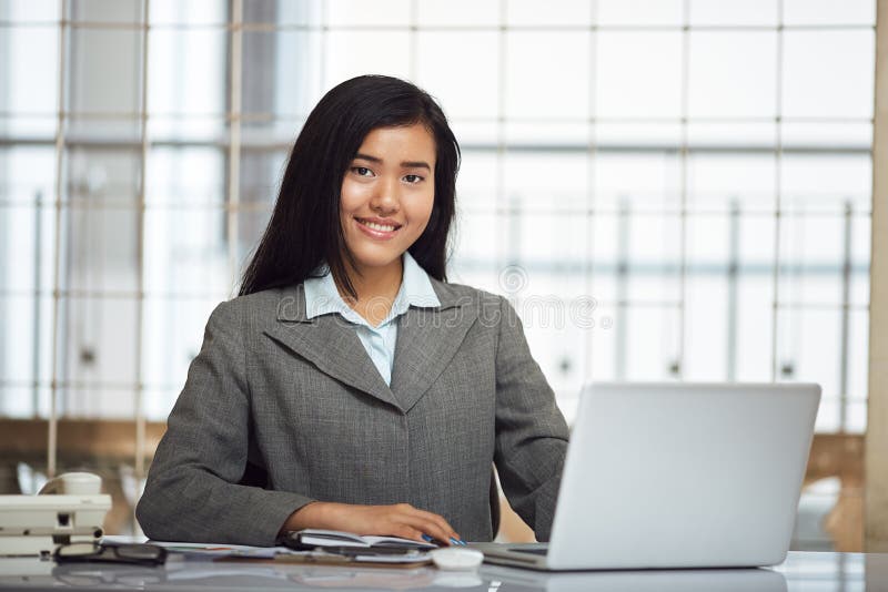 Friendly businesswoman stock photo. Image of career, economic - 70826524