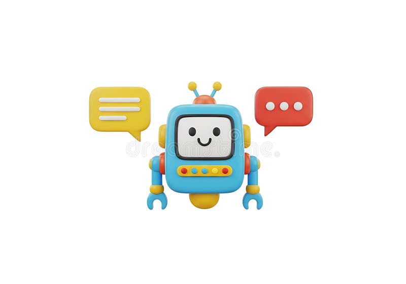 Smiling Ai Robot Communicating Stock Illustrations – 23 Smiling Ai ...