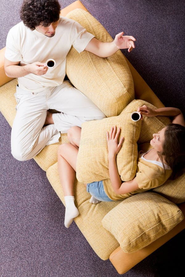 Chatting couple stock photo. Image of attractive, closeness - 14816542