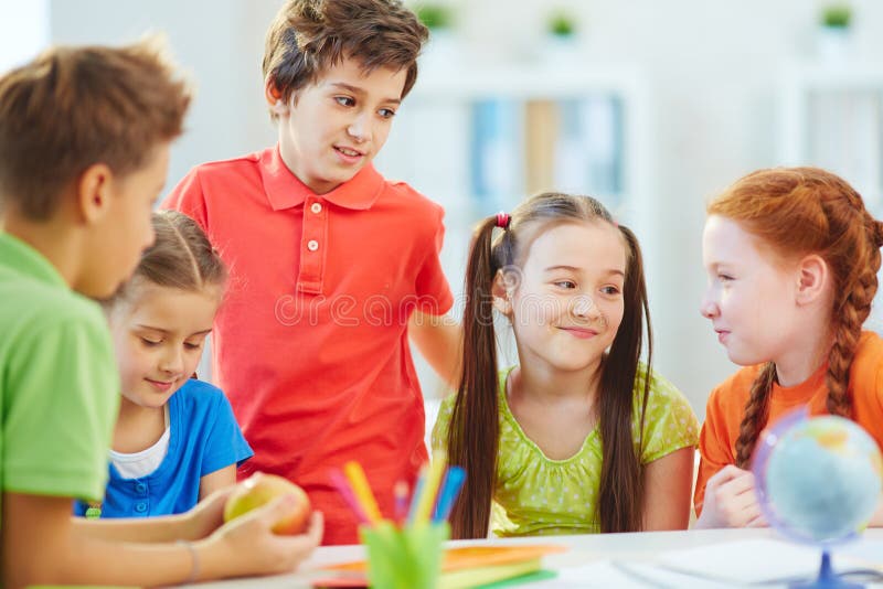 Friendly chat stock photo. Image of diligent, talking - 55545428