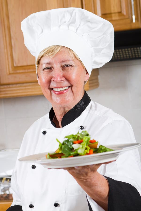 Chef presenting food stock photo. Image of chef, cook - 14985460
