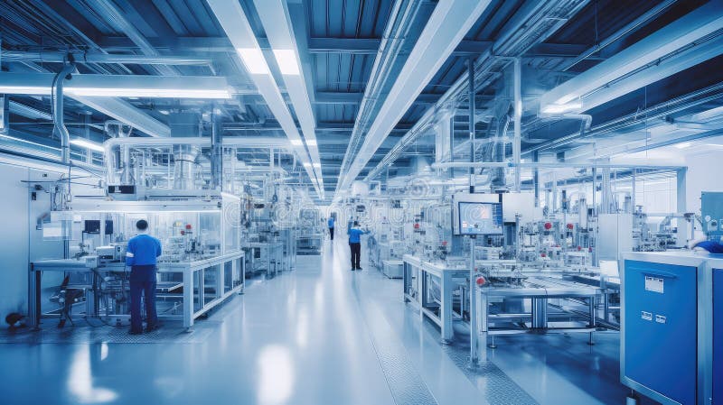 Eco Clean Plastic Manufacturing Stock Illustration - Illustration of ...