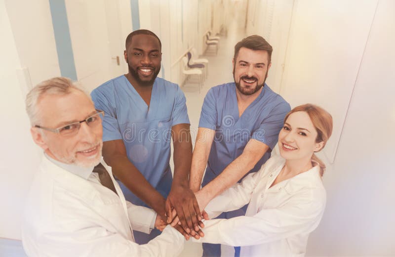 Happy Workers Doing Teambuilding Tasks Stock Image - Image of college ...