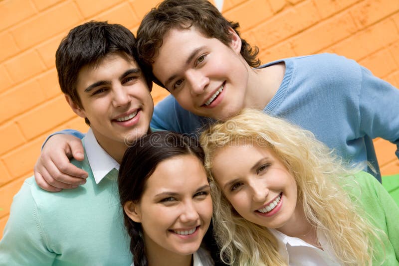 Friendly company stock image. Image of hand, friendship - 9267195