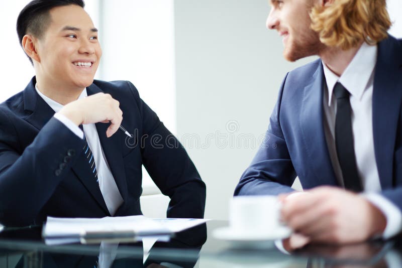 Friendly conversation stock image. Image of casual, elegance - 30210633