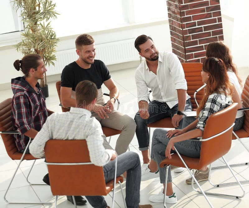 Creative Team of Young People. Stock Image - Image of formal ...