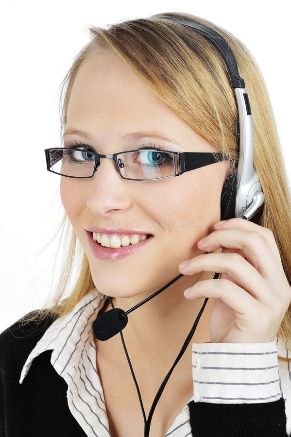 FRIENDLY Customer Representative Stock Photo - Image of communication ...
