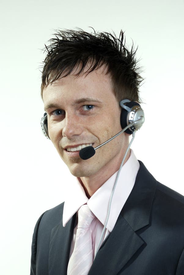 Customer service stock image. Image of adviser, isolated - 218949