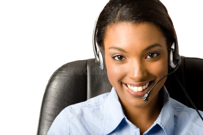 Friendly Customer Service stock image. Image of pretty - 2359759
