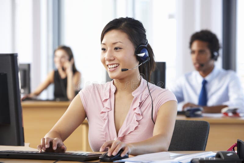Friendly Customer Service Rep Stock Photo - Image of assistant ...