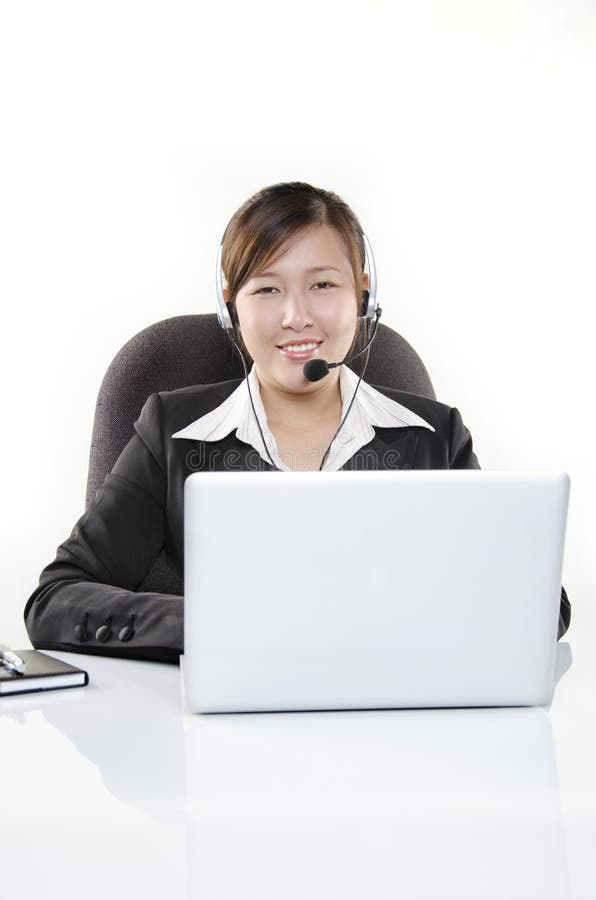 Friendly Customer Service in Call Center Stock Image - Image of ...
