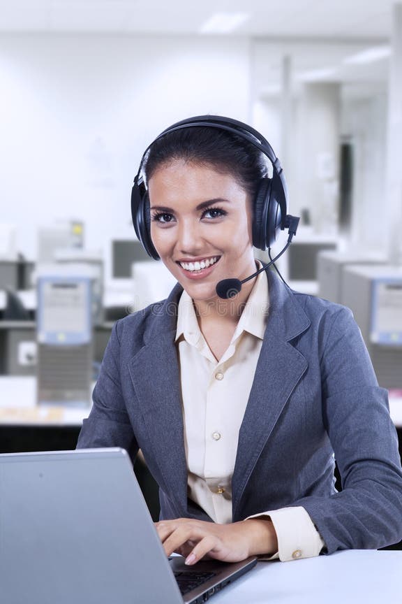 Friendly customer support stock image. Image of care - 33654795