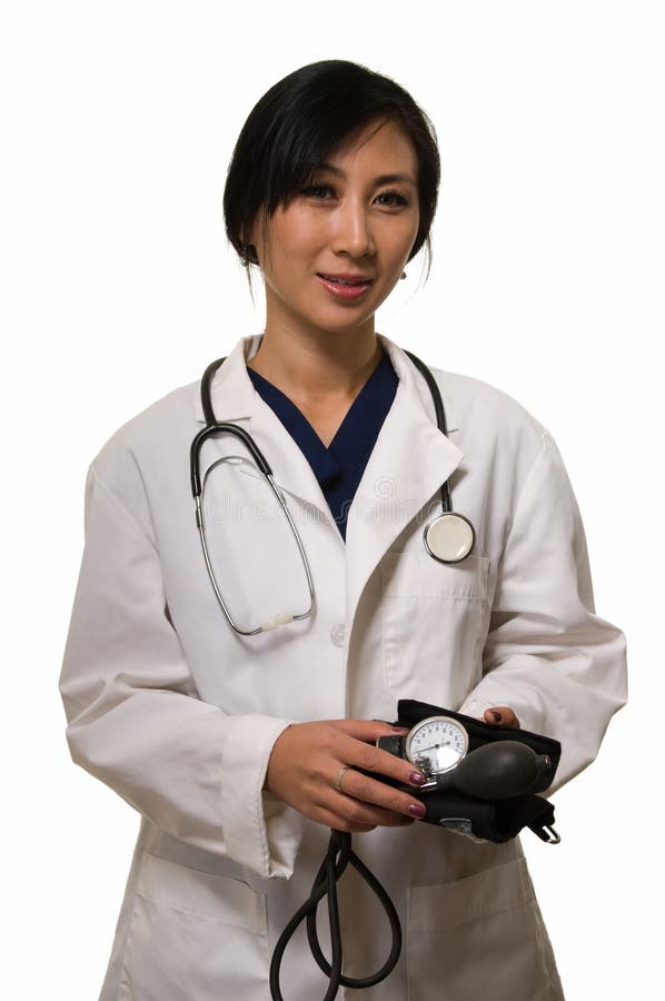 Friendly doctor stock photo. Image of woman, worker, smiling - 6914256