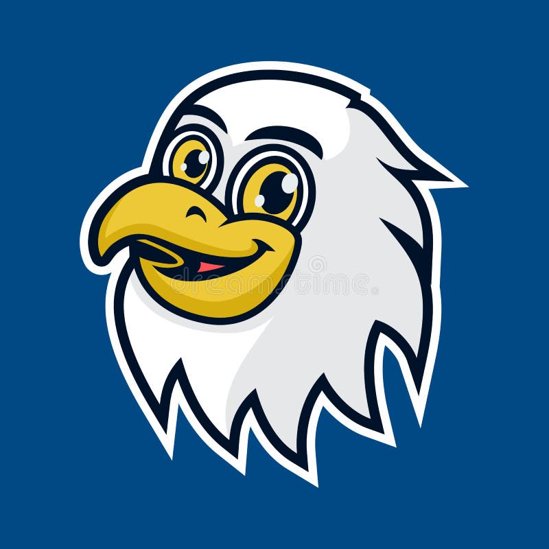 Friendly Eagle Mascot Logo Design Stock Vector - Illustration of bird ...