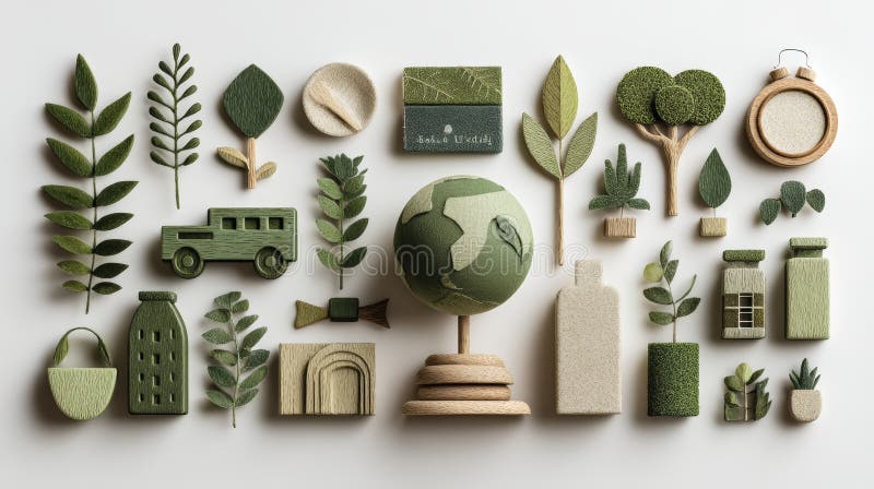 Friendly EarthThemed Icons and Illustrations for EcoFriendly Designs ...