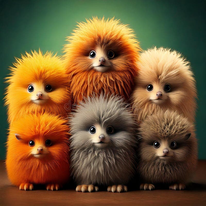 "Friendly Fluffy Creatures: Meet the Mischievous Group with the Unique ...