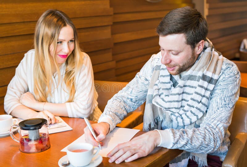 Friendly Freelancers are Working in Cooperation Stock Photo - Image of ...