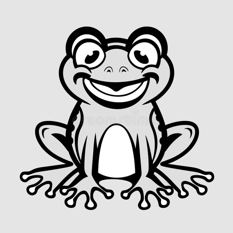 The Friendly Frog 10 stock vector. Illustration of children - 351476072