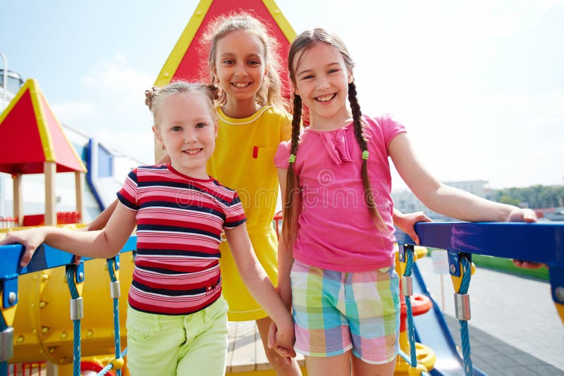 Friendly girls stock photo. Image of adolescent, lovely - 58733776