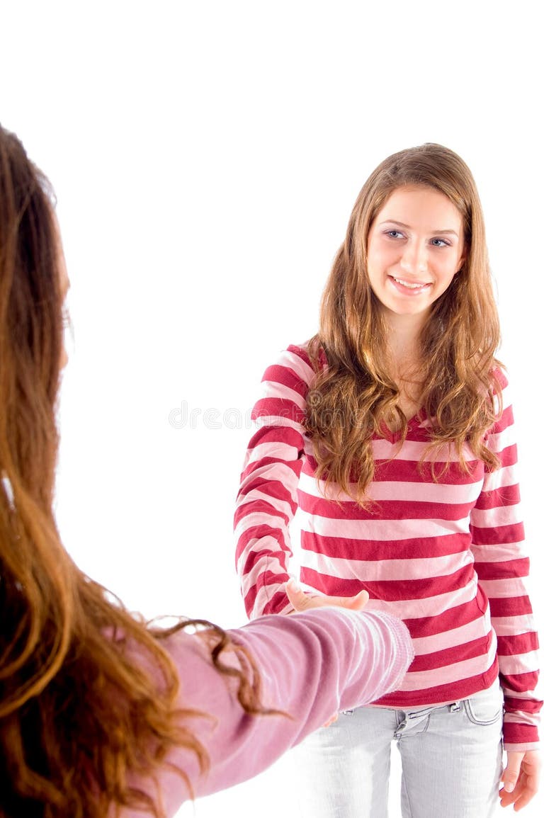 225 Two Girls Shaking Hands Stock Photos - Free & Royalty-Free Stock ...