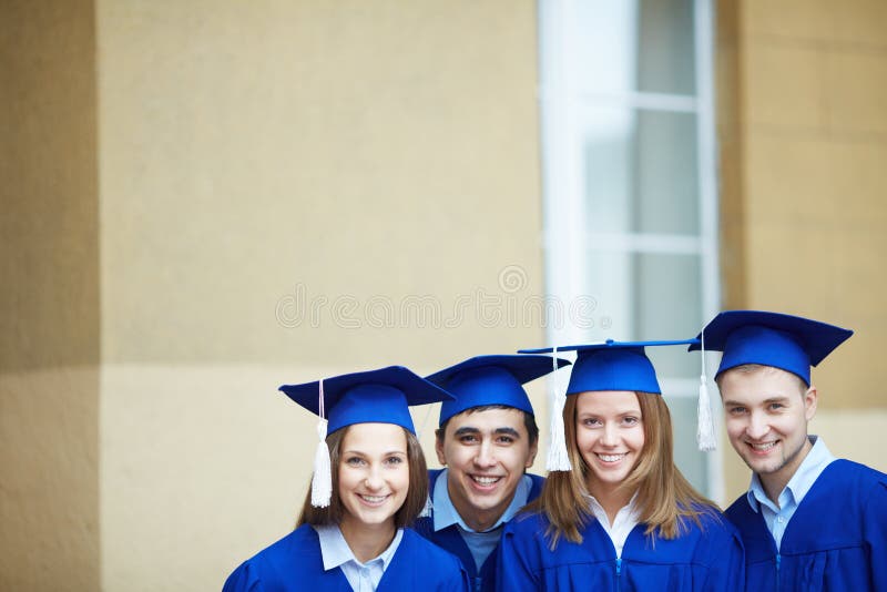 Friendly graduates stock image. Image of degree, cheerful - 33657139