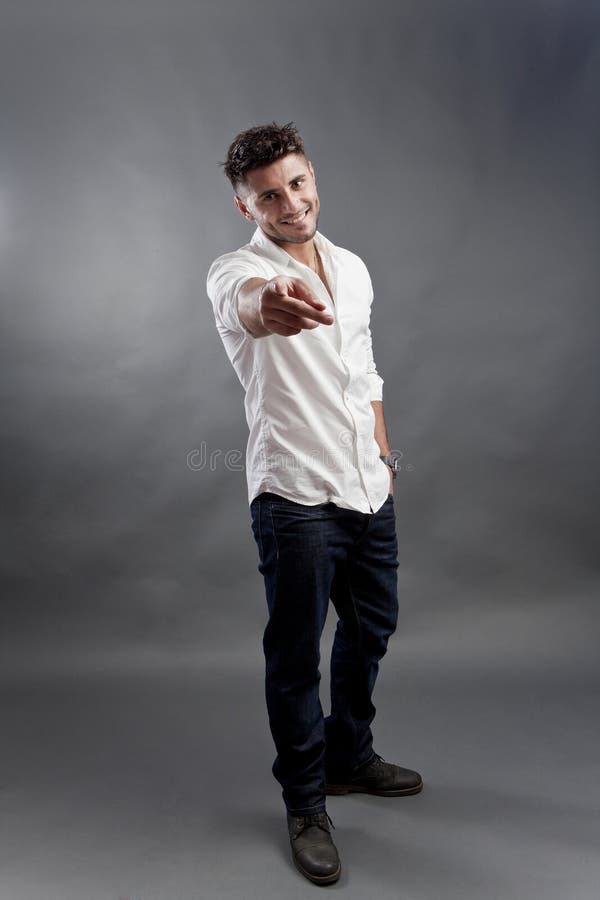 Friendly guy stock photo. Image of smile, standing, young - 26150090